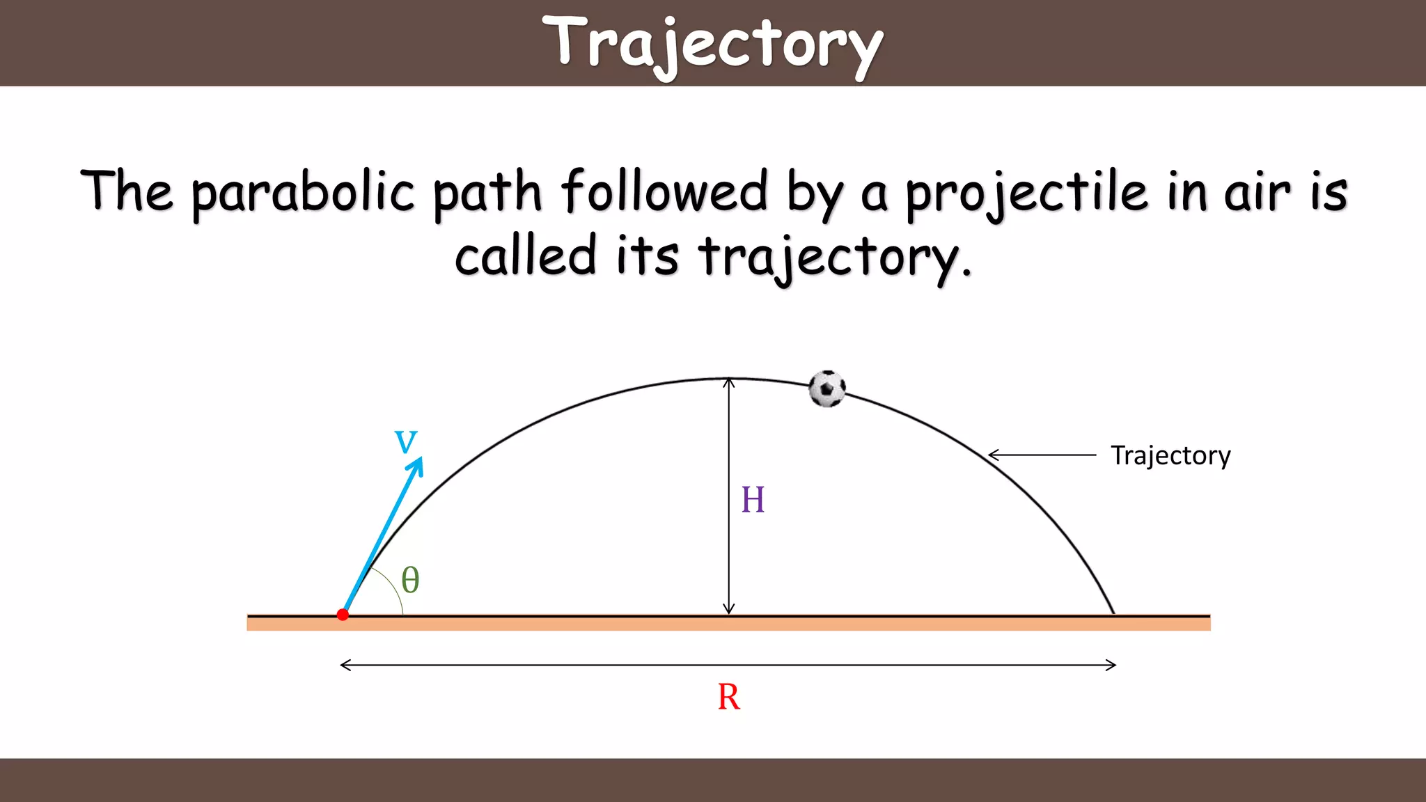 Projectile motion of a particle | PPTX