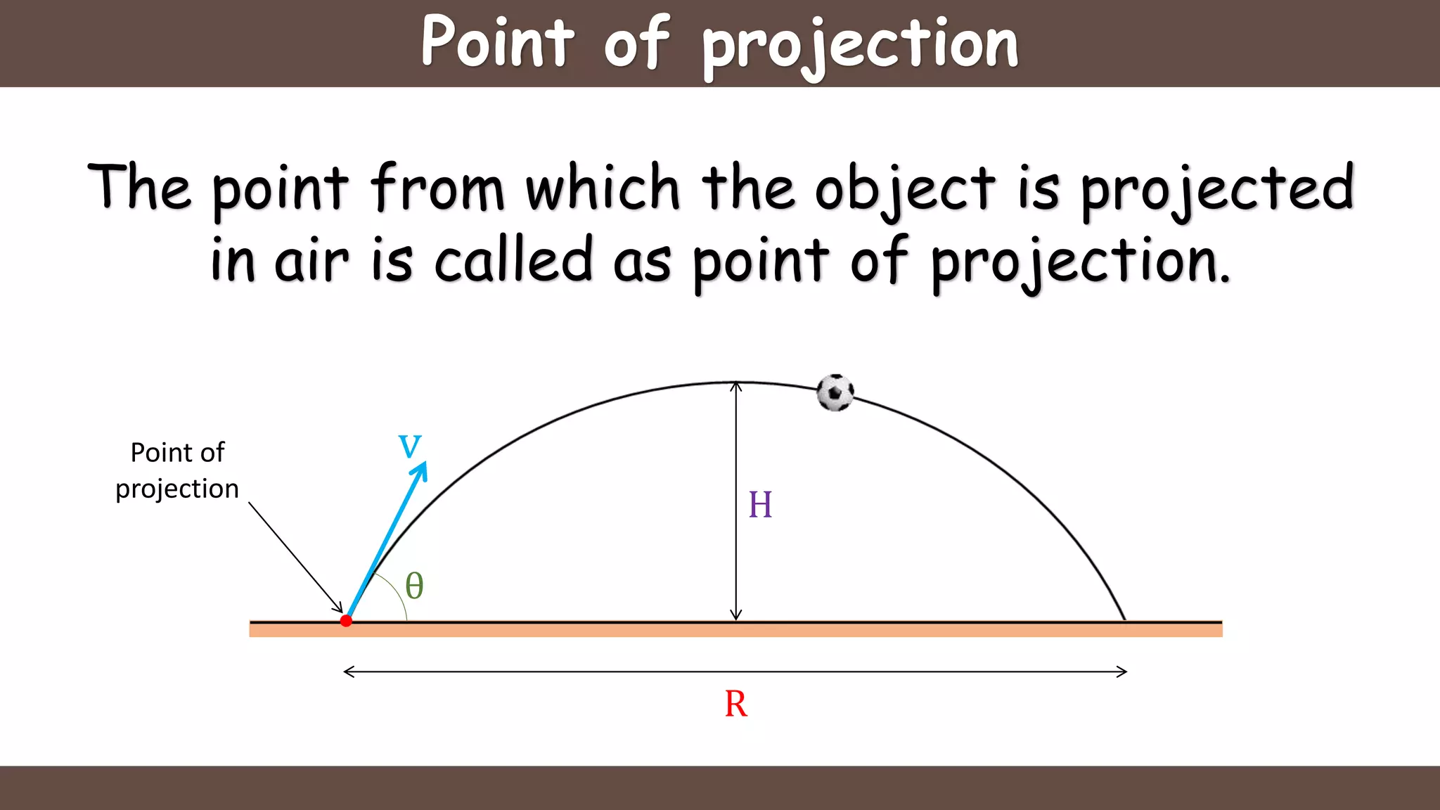 Projectile motion of a particle | PPTX