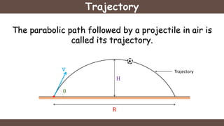 Projectile motion of a particle | PPTX
