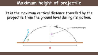 Projectile motion of a particle | PPTX