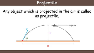 Projectile motion of a particle | PPTX
