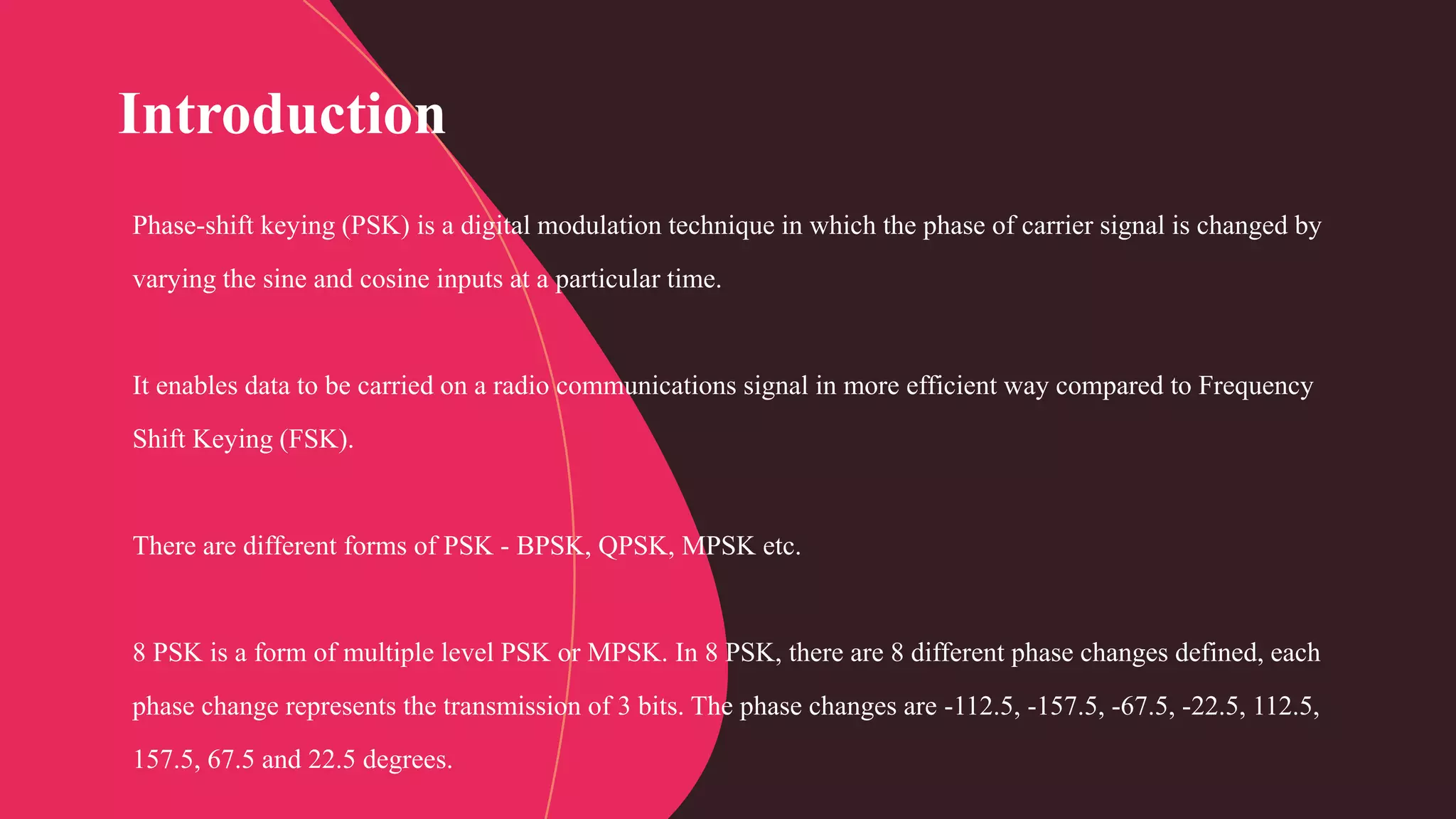 8-PSK(Digital Communication Technique) | PPTX