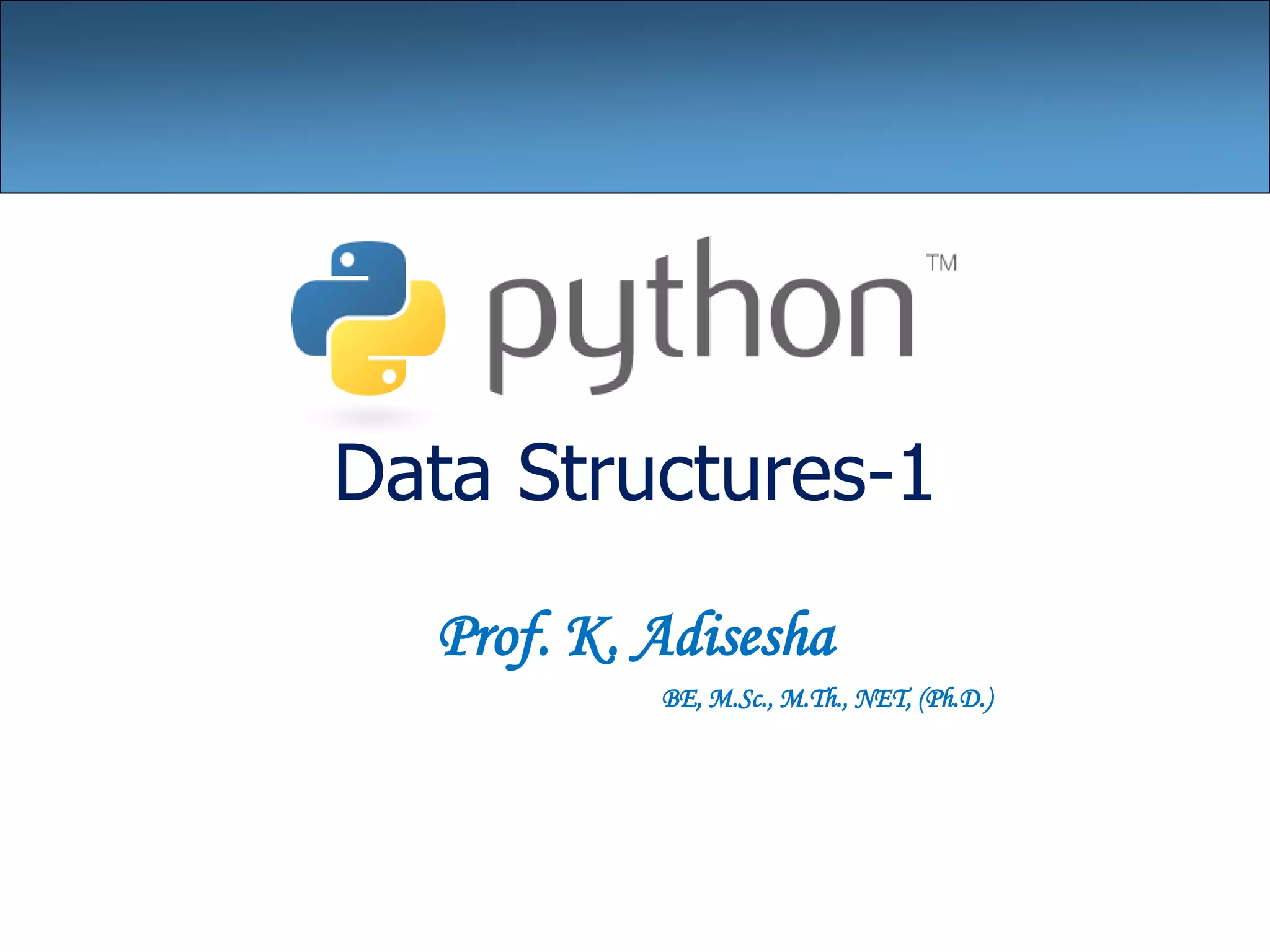 8 Python Data Structure 1 Pdf Programming Languages Computing 