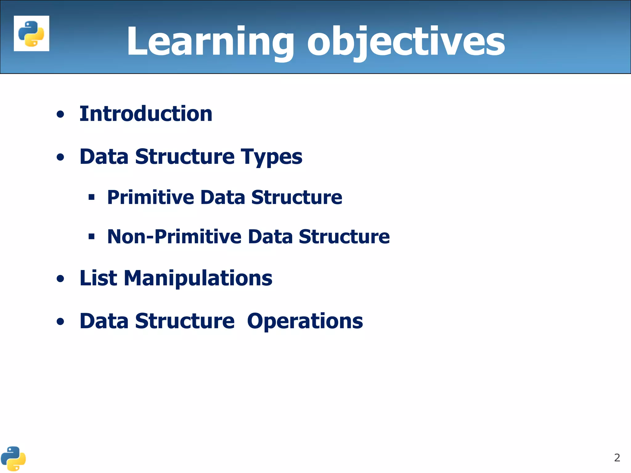 8 Python Data Structure 1 Pdf Programming Languages Computing 