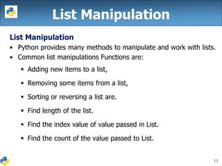 8 python data structure-1 | PDF | Programming Languages | Computing
