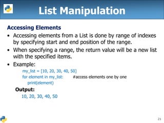 8 python data structure-1 | PDF