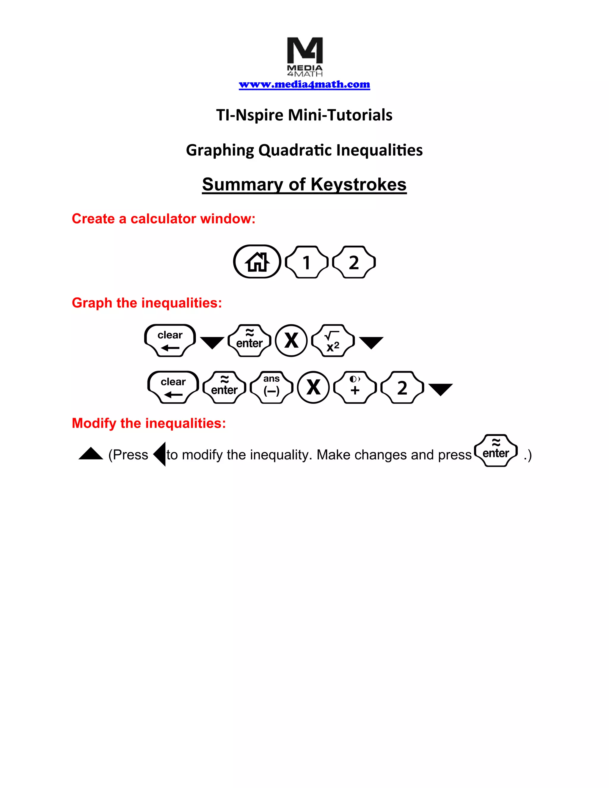 8. quadratic inequalitiestouchpad | PDF