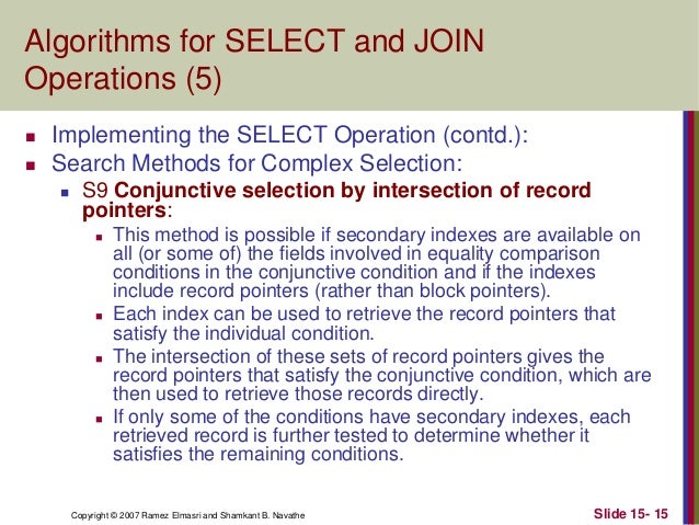 8 query processing and optimization