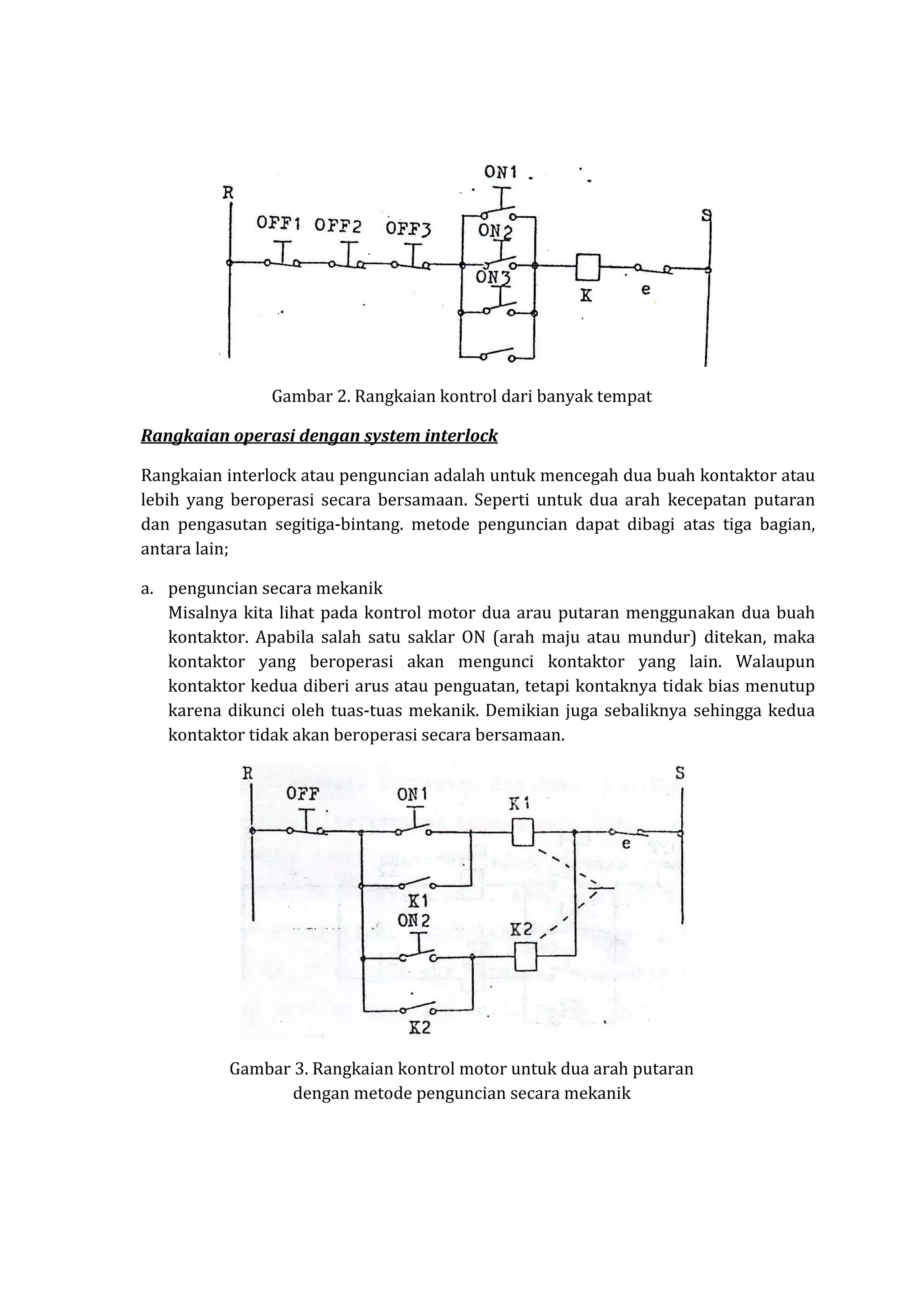 8 rangkaian-dasar-kontrol-motor-listrik | PDF