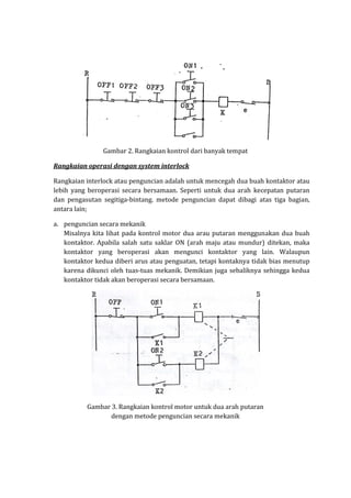 8 rangkaian-dasar-kontrol-motor-listrik | PDF