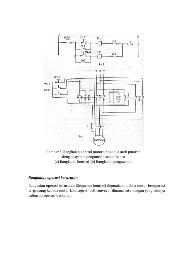 8 rangkaian-dasar-kontrol-motor-listrik | PDF