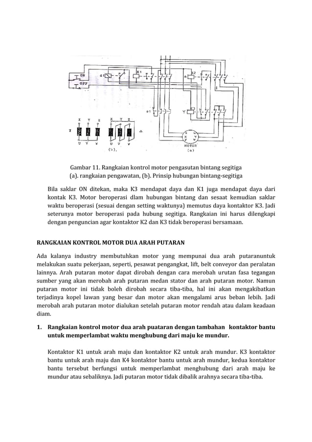 8 rangkaian-dasar-kontrol-motor-listrik | PDF