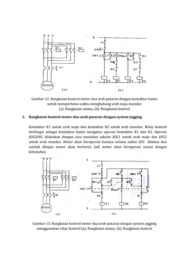 8 rangkaian-dasar-kontrol-motor-listrik | PDF