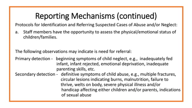 8 recognizing and reporting child abuse | PPTX | Debated Sensitive Social Issues | Sensitive Topics