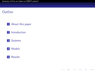 8. relearnt rbmt | PDF