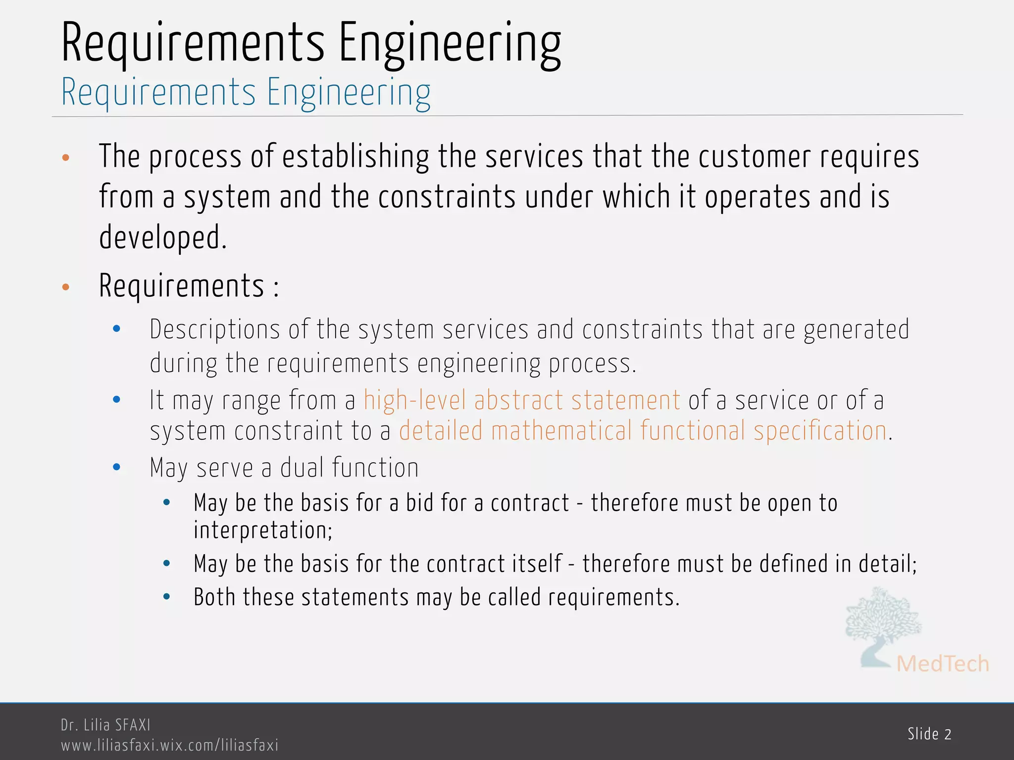 8 requirements engineering1 | PDF