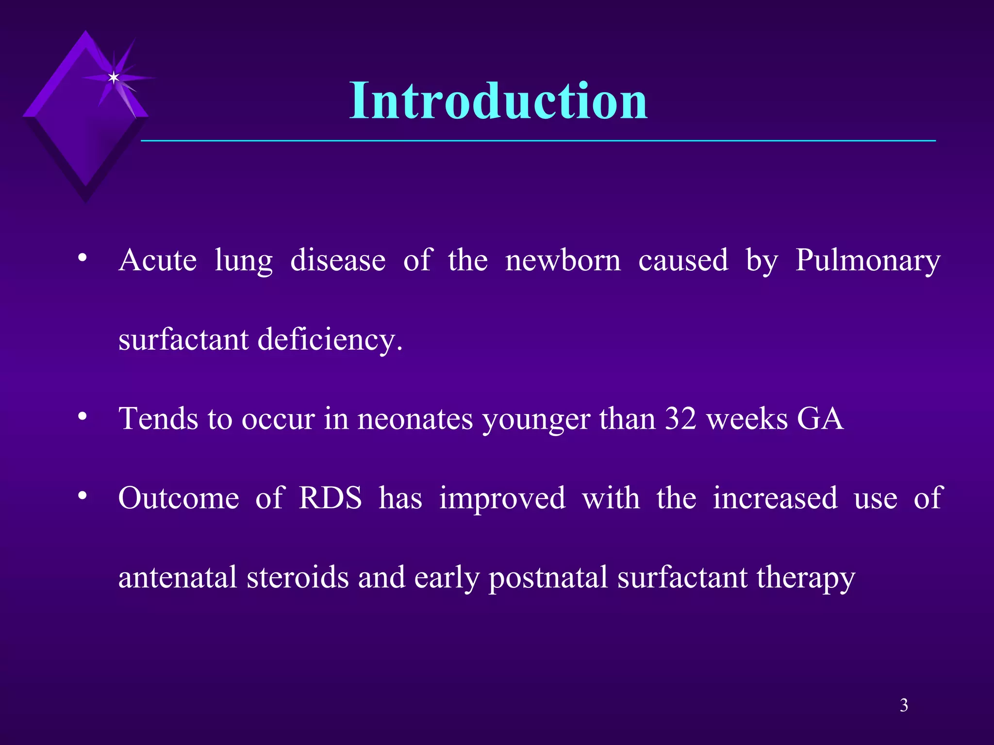 Respiratory Distress Syndrome (Rds) | PPT