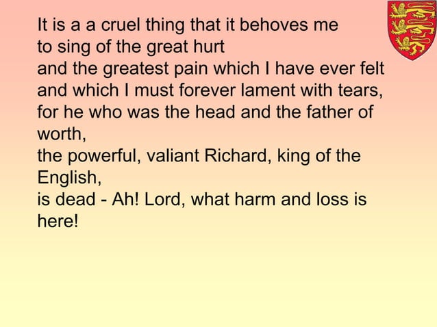 8. S2013 Richard Lionheart | PPT