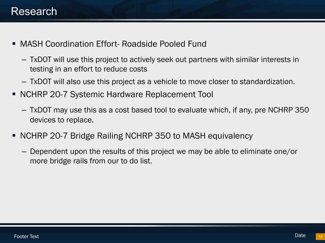 Manual for Assessing Safety Hardware (MASH) 2016 Implementation Process ...