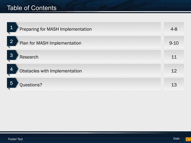Manual for Assessing Safety Hardware (MASH) 2016 Implementation Process ...