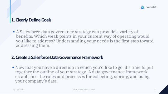 8 Salesforce Data Governance Best Practices | PDF