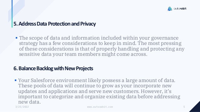8 Salesforce Data Governance Best Practices | PDF