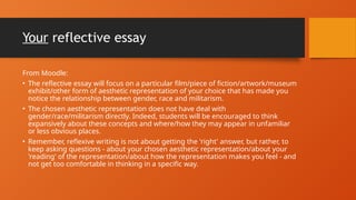 How to write a Reflective Essay Powerpoint | PPTX