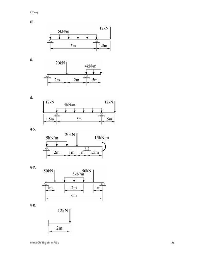 8.shear and bending moment in beam10 | PDF