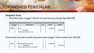 8 siklus akuntansi perusahaan dagang | PPTX