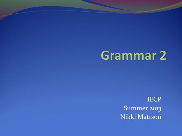 8 Simple Past Reg And Irreg Ppt