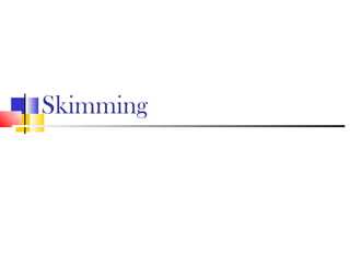 skimming | PPT