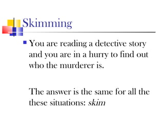 skimming | PPT