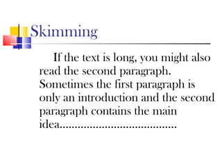 skimming | PPT
