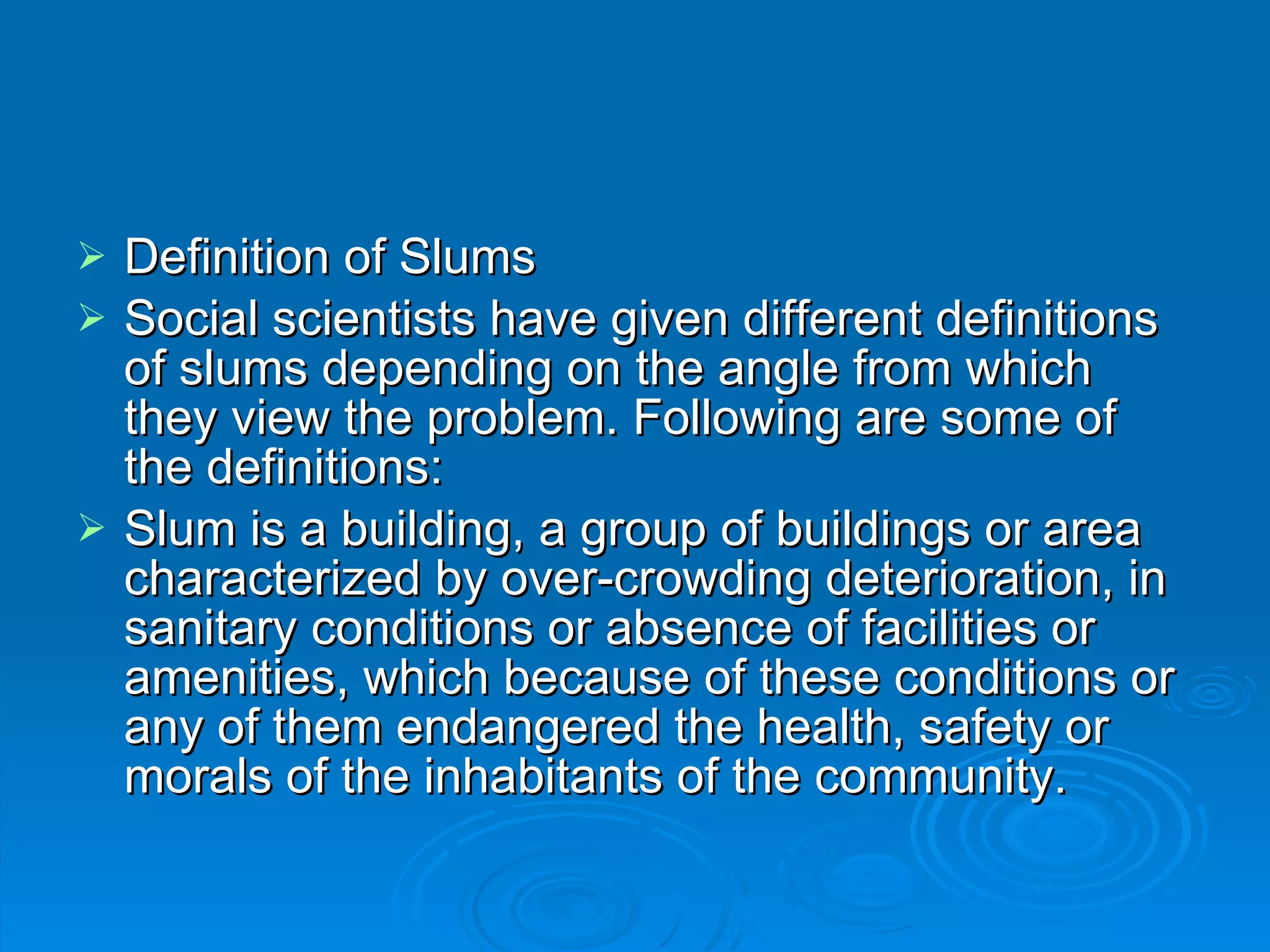 8. slums & the metropolis | PPT