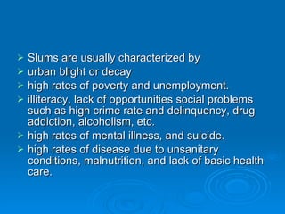 8. slums & the metropolis | PPT