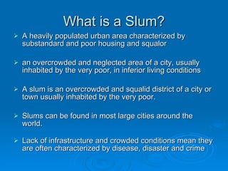 8. slums & the metropolis | PPT