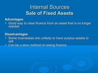 Sources Of Finance | PPT