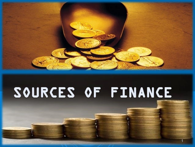 Sources Of Finance