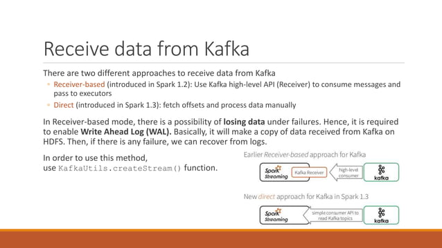 Spark streaming and Kafka | PPTX | Cloud Computing | Internet