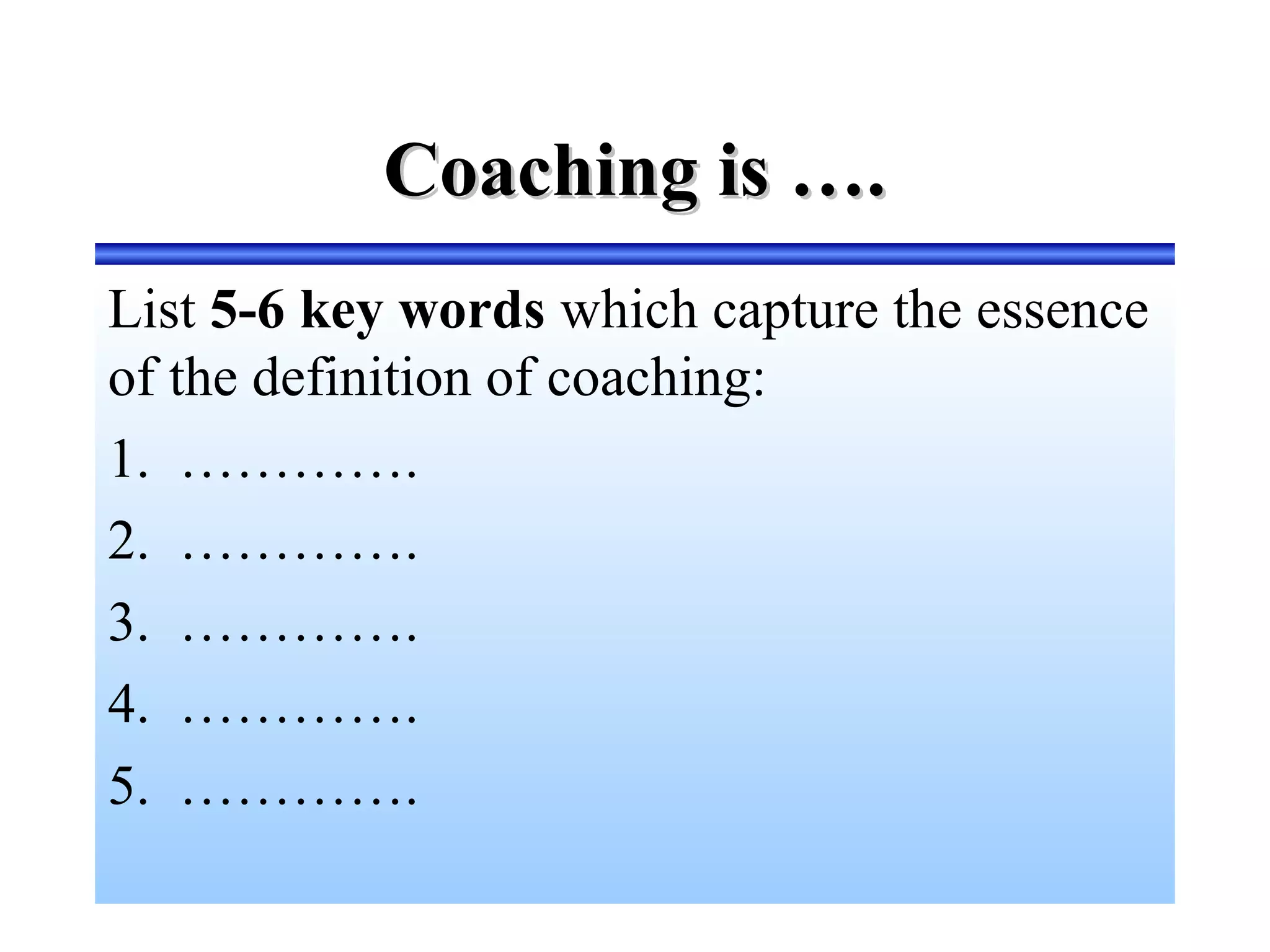 8 step-coaching (presentation) | PPT