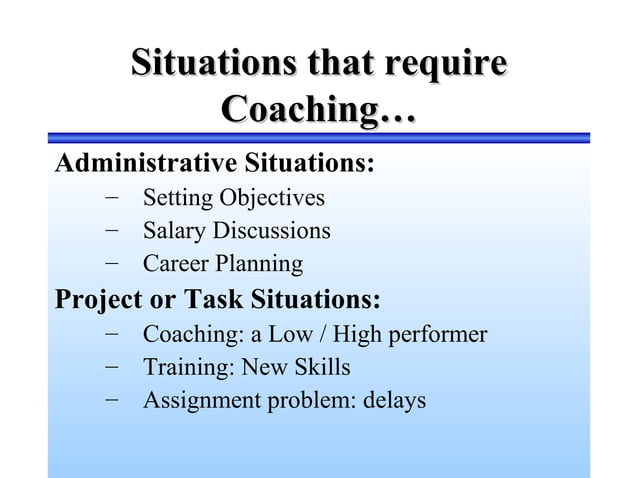 8 step-coaching (presentation) | PPT | Careers
