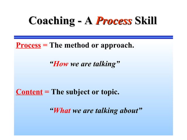 8 step-coaching (presentation) | PPT | Careers