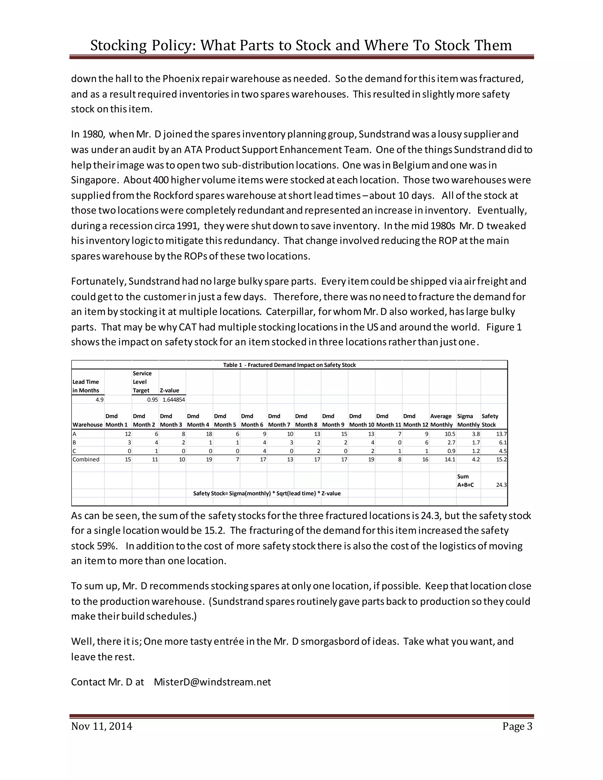 8 stocking policy | DOCX