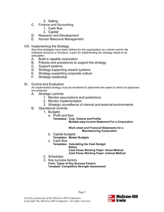 8. Strategic Plan Outline | DOC