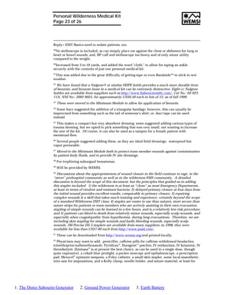 Survival Personal Wilderness Medical Kit | PDF