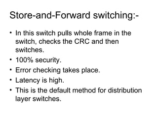 CCNA- part 8 switch | PPT