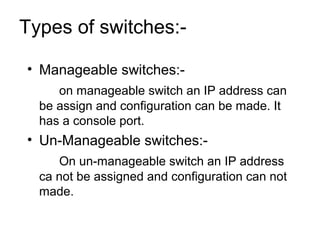 CCNA- part 8 switch | PPT