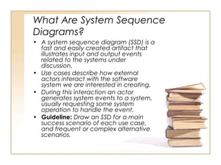 8. system sequence diagrams | PPT