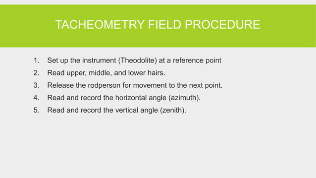 Tacheometry for Geomatics Enginering.pptx