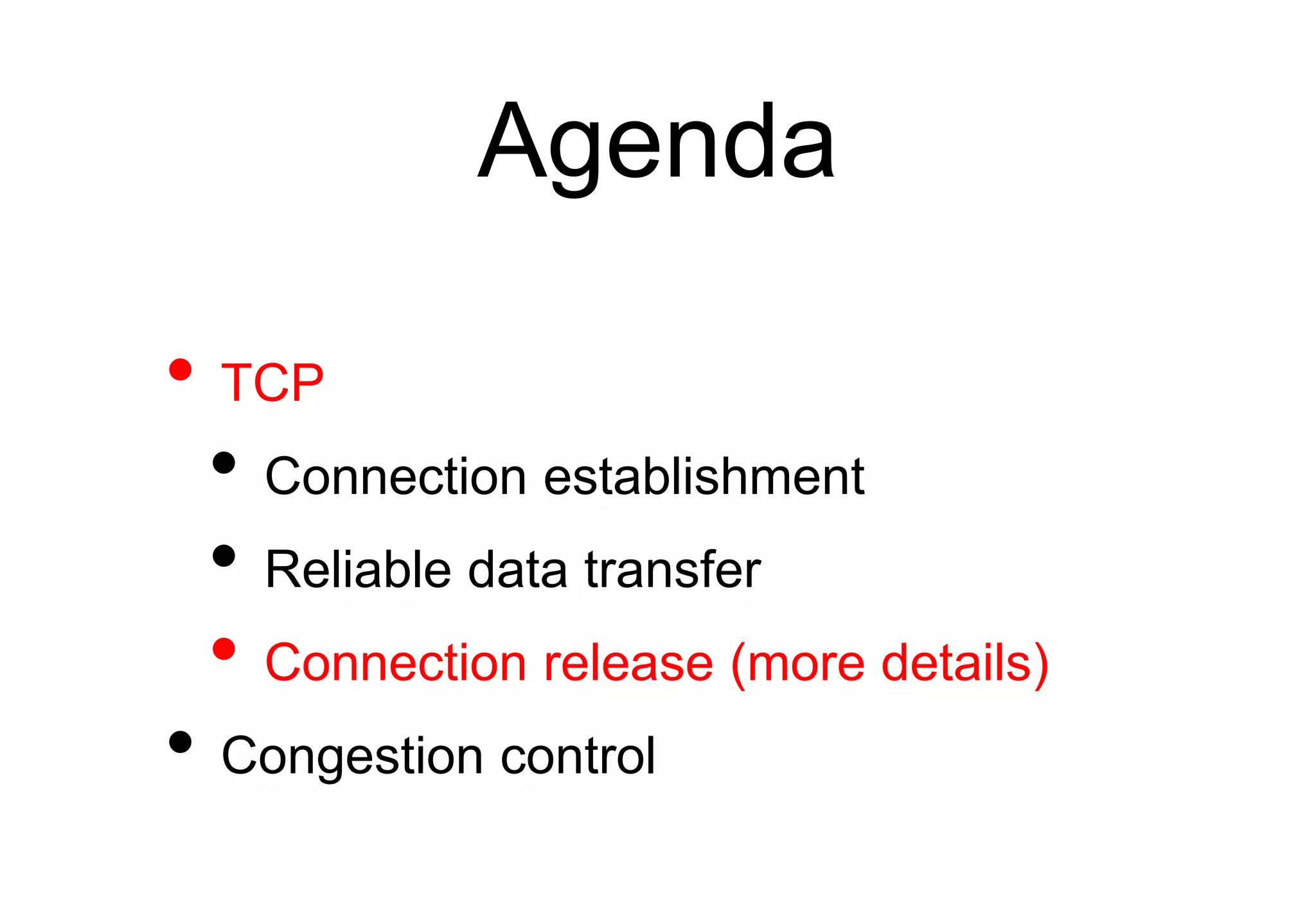 Part 8 : TCP and Congestion control | PPT